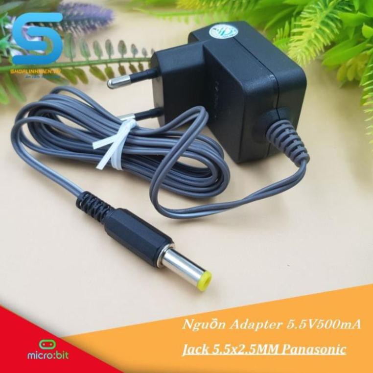 Nguồn Adapter 5.5V500mA Jack 5.5x2.5MM Panasonic 5.5V 500mA | Shopee ...
