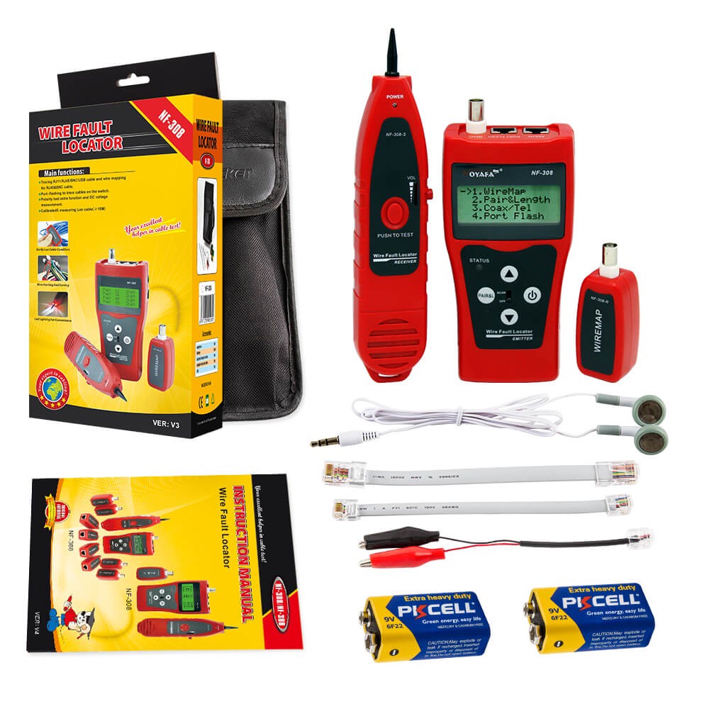 Máy Test Mạng NOYAFA NF-308. Bộ Test Mạng NF308 ⚡️FreeShip ⚡️Bảo Hành 6 ...