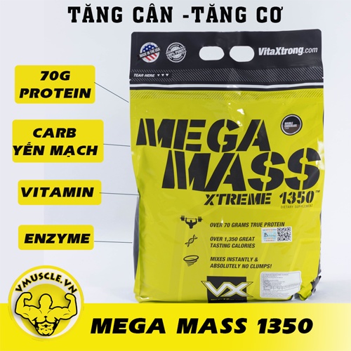 Sữa Tăng Cân Mega Mass Pro 1350 12Lbs (5kg4) | Shopee Việt Nam
