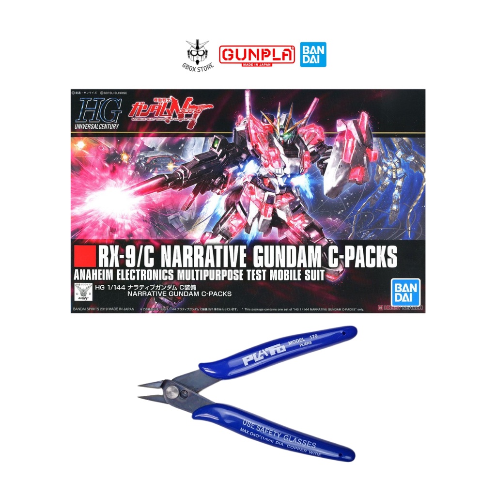 Gundam HG RX 9C Narrative C Packs Bandai HGUC Mô hình nhựa lắp ráp 1/ ...