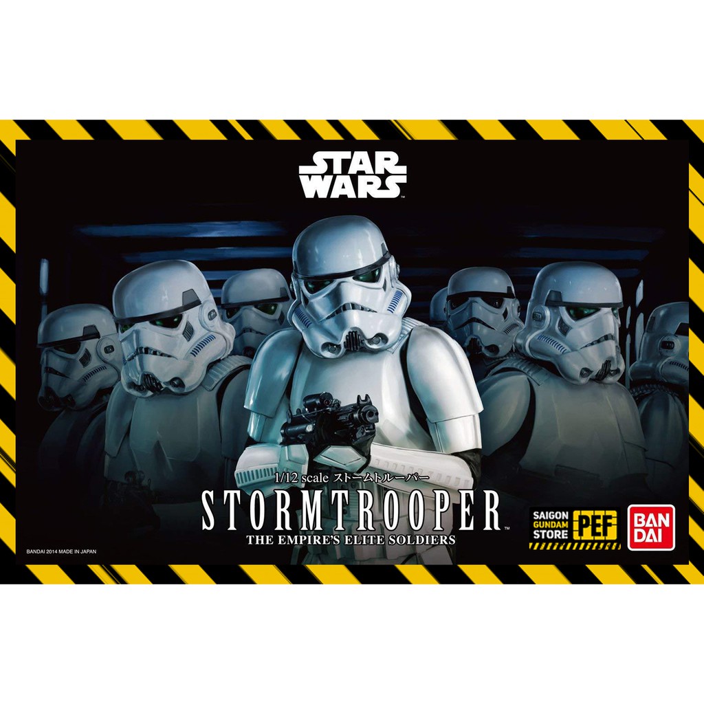 MÔ HÌNH LẮP RÁP BANDAI STARWARS 1/12 STORMTROOPER | Shopee Việt Nam