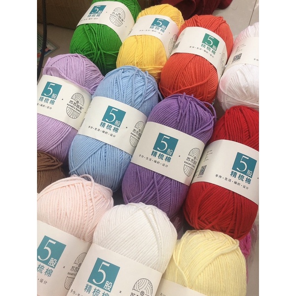 [FULL MÀU] Len Susan 5 100gram - Len Susan's Family 5 sợi 2mm - Không ...