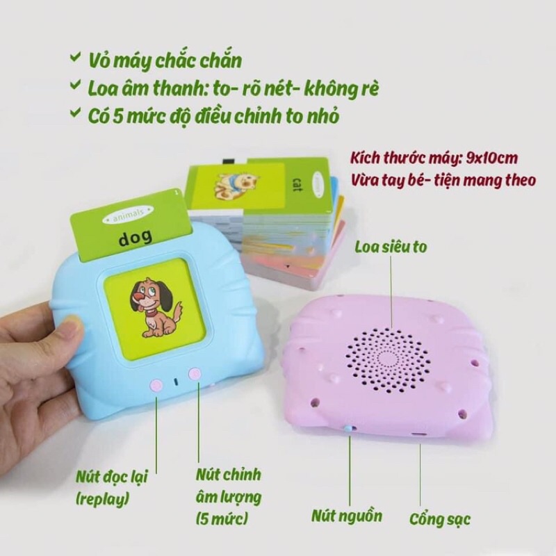 Máy đọc thẻ Flashcard Tiếng Anh | Shopee Việt Nam