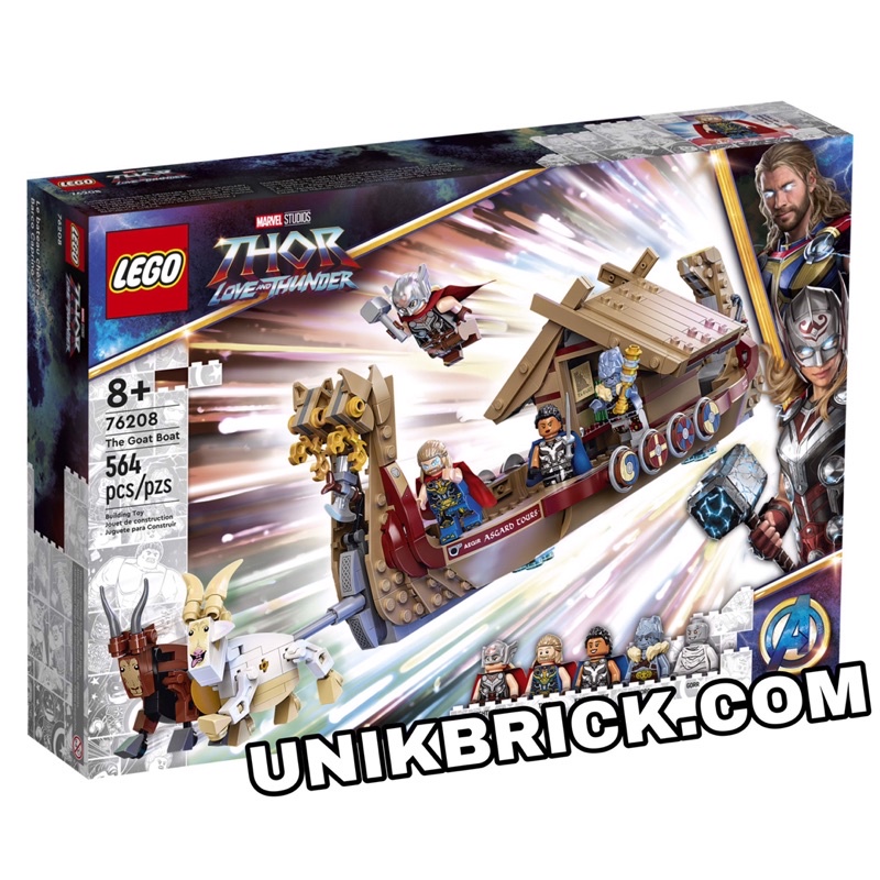 [CÓ HÀNG] Lego UNIK BRICK Marvel 76208 The Goat Boat Thuyền dê của thần ...