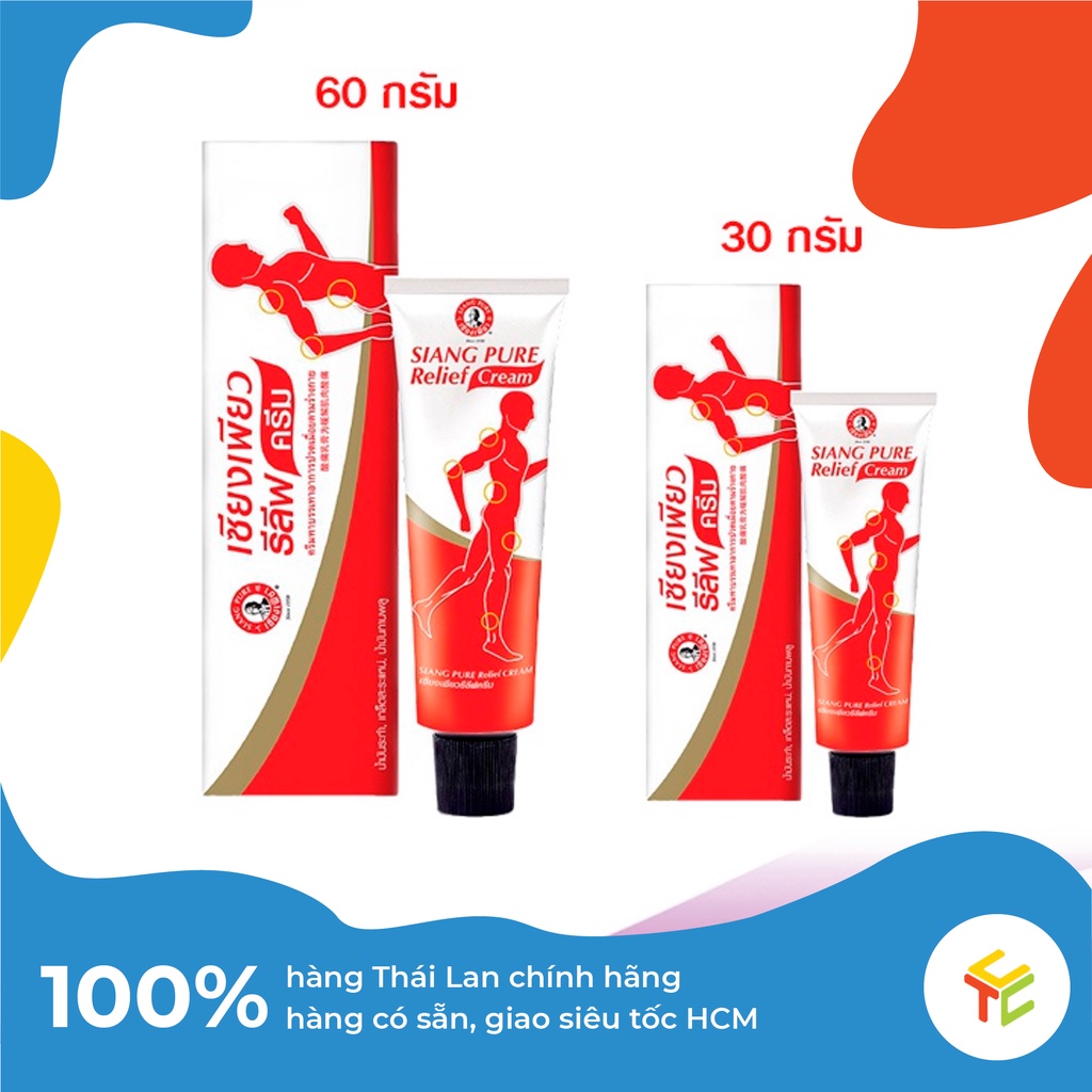 Dầu Xoa Bóp Đỏ Siang Pure Oil Thái Lan loại 30g và 60g | Shopee Việt Nam