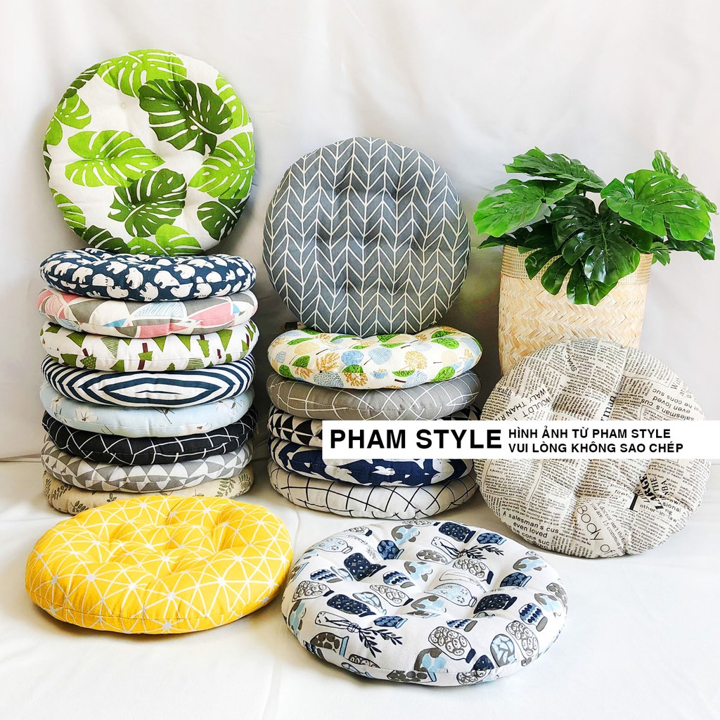 Đệm Tròn Ngồi Bệt PATTERN (40,45,50cm) (NO1-32) | Shopee Việt Nam