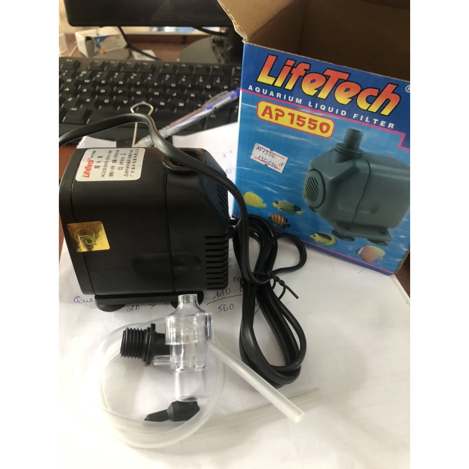 Máy Bơm Nước Hồ Cá LifeTech AP 1550 -1.200l/h công suất 18W | Shopee Việt Nam