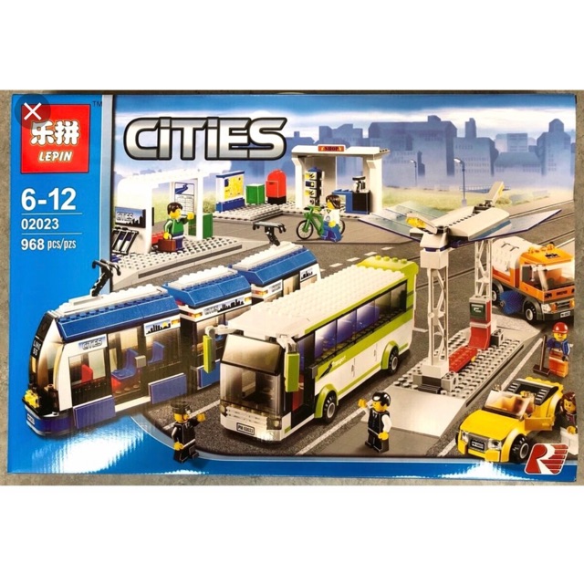 Lego City Urban lepin 02023 Phương tiện giao thông công cộng lắp ráp ô ...