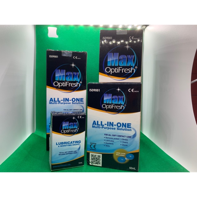 Dung Dịch Ngâm Kính Áp Tròng MAX Optifresh | Shopee Việt Nam