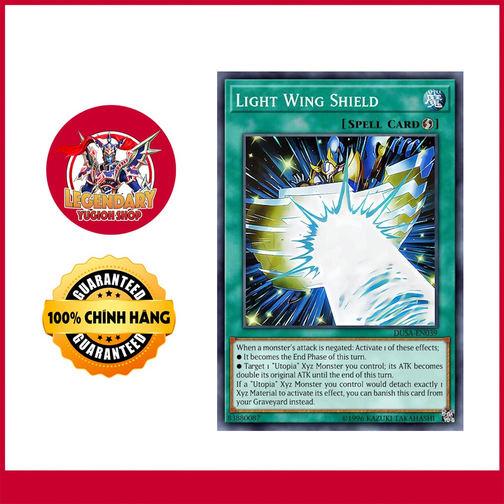[EN][Thẻ Bài Yugioh Chính Hãng] Light Wing Shield | Shopee Việt Nam
