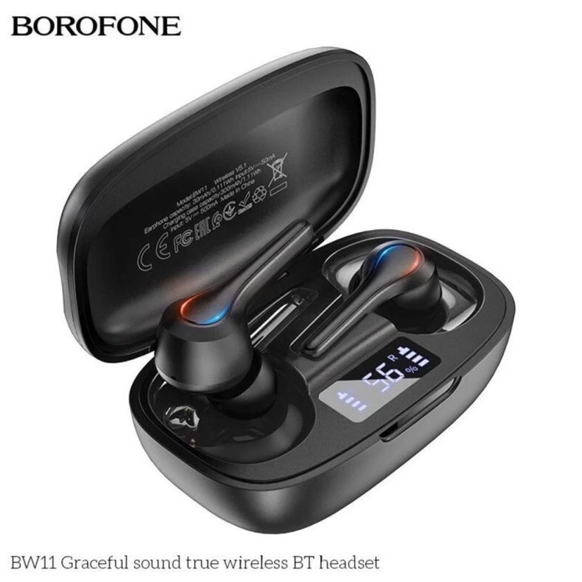 Tai nghe bluetooth không dây Borofone BW11 có bảng led báo dung lượng ...