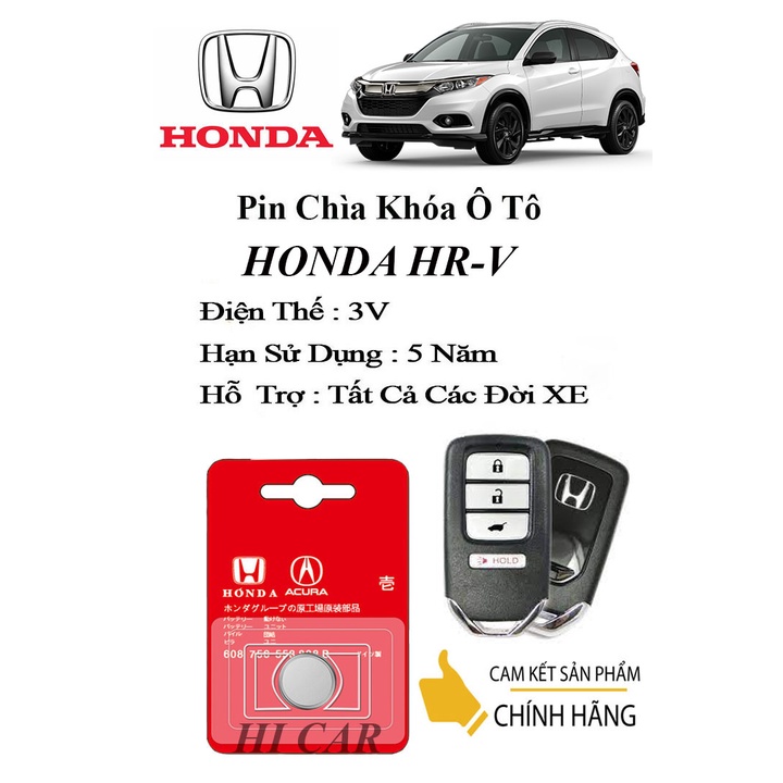 Pin chìa khóa ô tô Honda Hr-V chính hãng Panasonic | Shopee Việt Nam