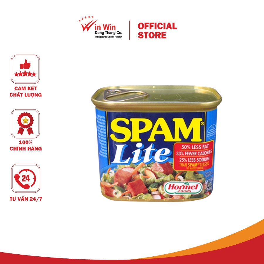 Thịt Hộp Hormel SPAM Ít Béo 340g (Mỹ) - Trầy Nhẹ | Shopee Việt Nam