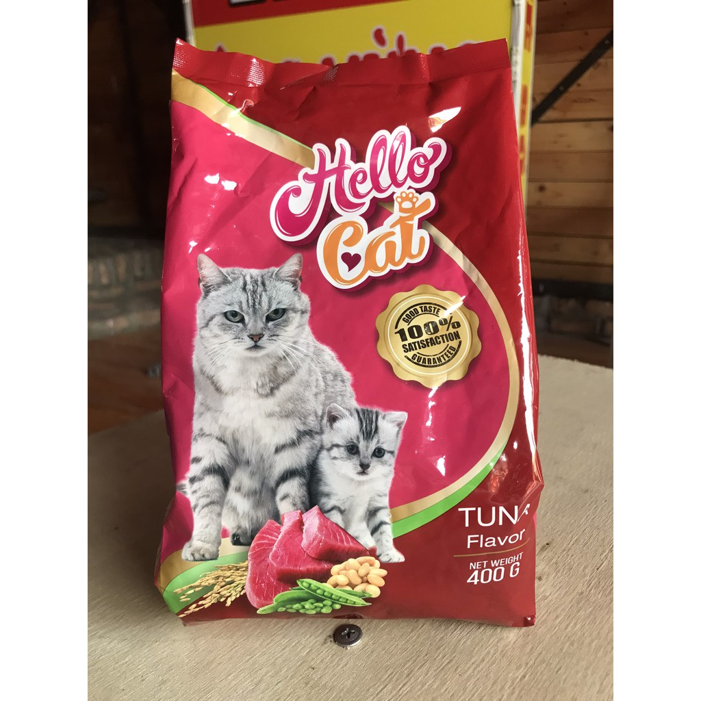 Thức ăn cho mèo Hello Cat - Tuna Flavor 400g - Thức ăn hạt cho mèo ...