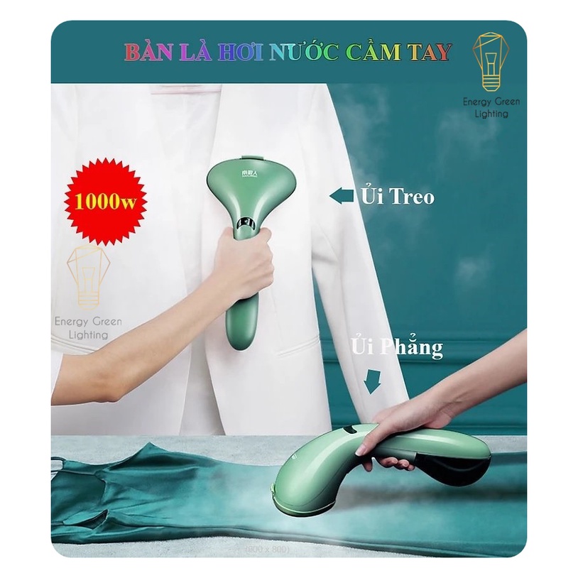 Bàn Là Hơi Nước Cầm Tay Energy Green Lighting Cao Cấp EM-609B - Mini ...
