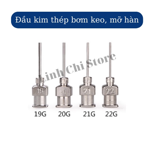Đầu kim thép bơm keo, mỡ hàn (1 chiếc) | Shopee Việt Nam