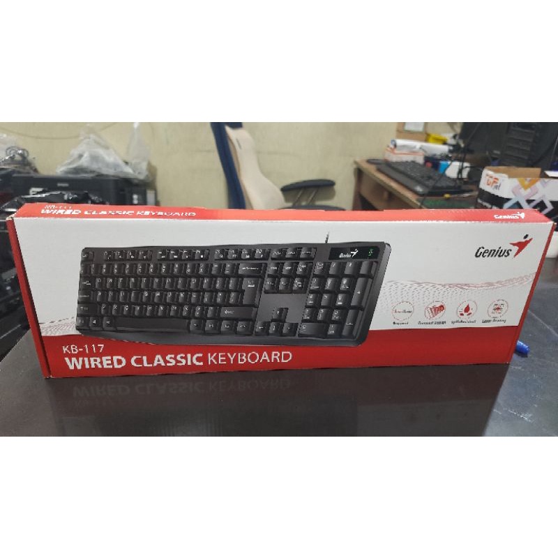 BÀN PHIM GENIUS KB- 117 CHÍNH HÃNG | Shopee Việt Nam