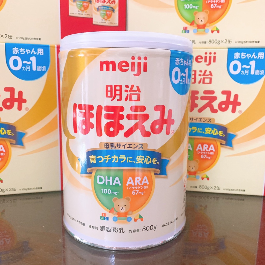 (QUÀ TĂNG)(DATE9/2025)Sữa Bột Meiji 0-1 & 1-3 Nội Địa Nhật Bản Hộp 800g ...