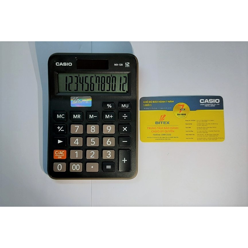 Máy tính CASIO MX-12B- Hàng chính hãng | Shopee Việt Nam