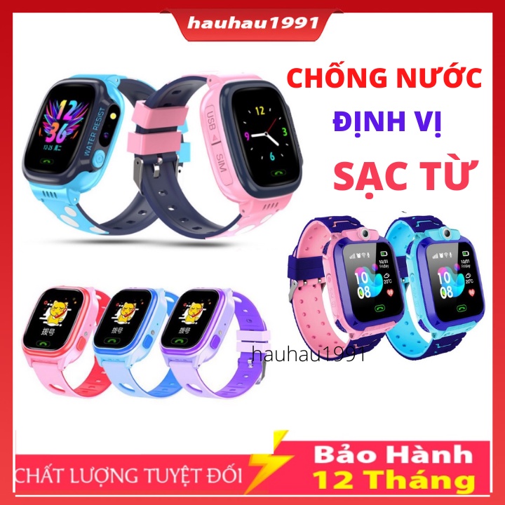 Đồng hồ thông minh trẻ em Y92 ,Y85,Q12 định vị cảm ứng chống nước nghe gọi 2 chiều có Tiếng Việt ...