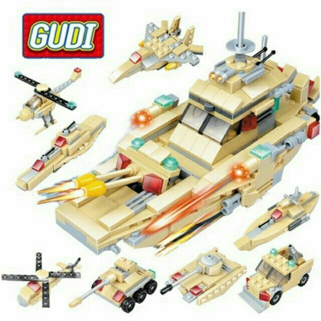 Lego 8 in 1 Gudi - mô hình tàu thủy | Shopee Việt Nam