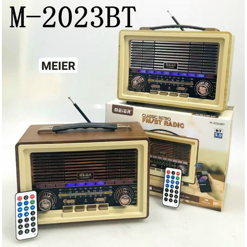 Radio MEIER M-2023BT Có Bluetooth | Shopee Việt Nam