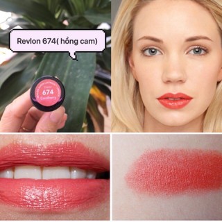 Son Revlon Super Lustrous Lipstick 674 Coral Berry.MAade in USA. màu ...