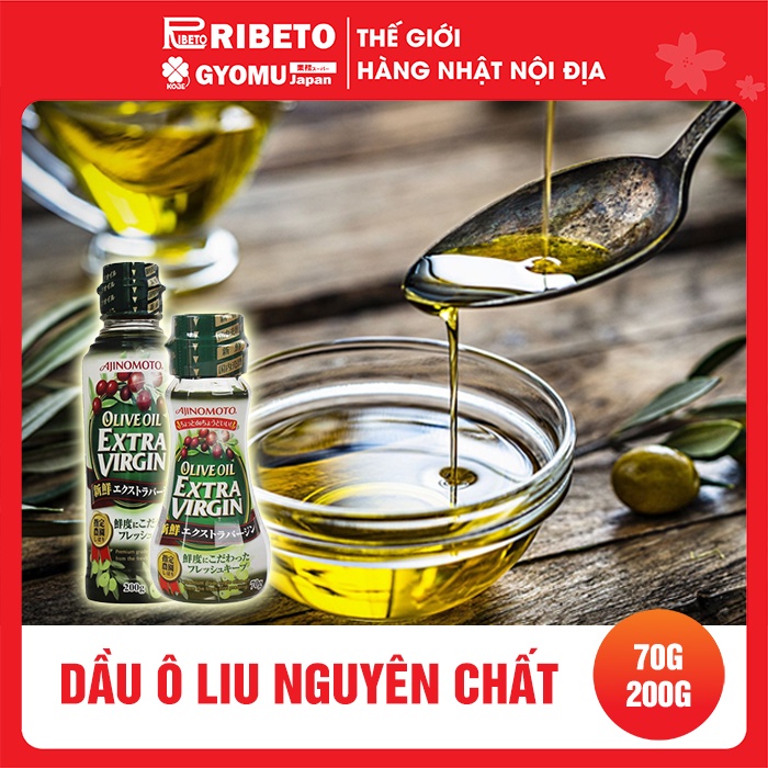 Dầu Ô liu nguyên chất (Olive oil xtra virgin) chai 70g và 200g - Nhật ...