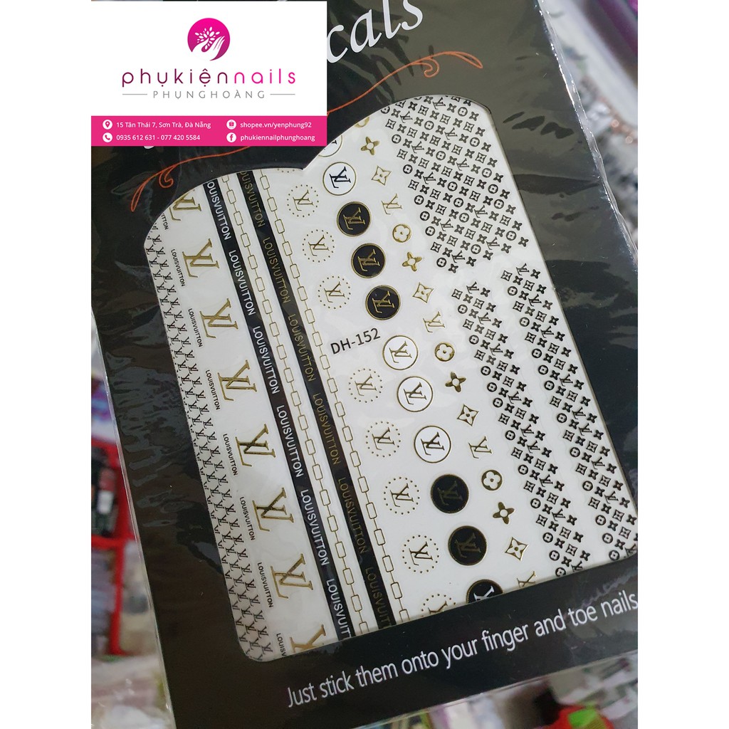 Nail Sticker Logo VL Thương Hiệu -Dán Trang Trí Nhiều Mẫu Sticker Đẹp ...