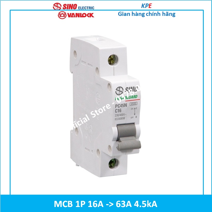 MCB 1P 1 PHA CB TÉP ĐƠN 1 CỰC ÁP TÔ MÁT APTOMAT ÁT TÔ MÁT ATOMAT 6A 10A 16A 20A 25A 32A 40A 50A ...
