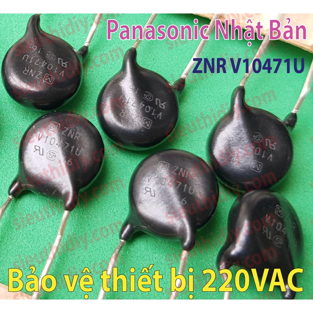 Tụ chống sét Varistor (MOV) bảo vệ quá áp thiết bị điện, điện tử ...