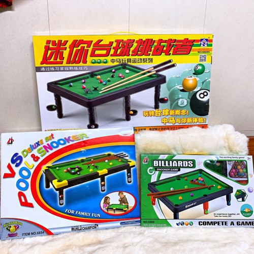 Bàn Bida Bàn Bi-A BILLIARDS SNOOKER Mini 6 Lỗ Đồ Chơi Trẻ Em | Shopee ...