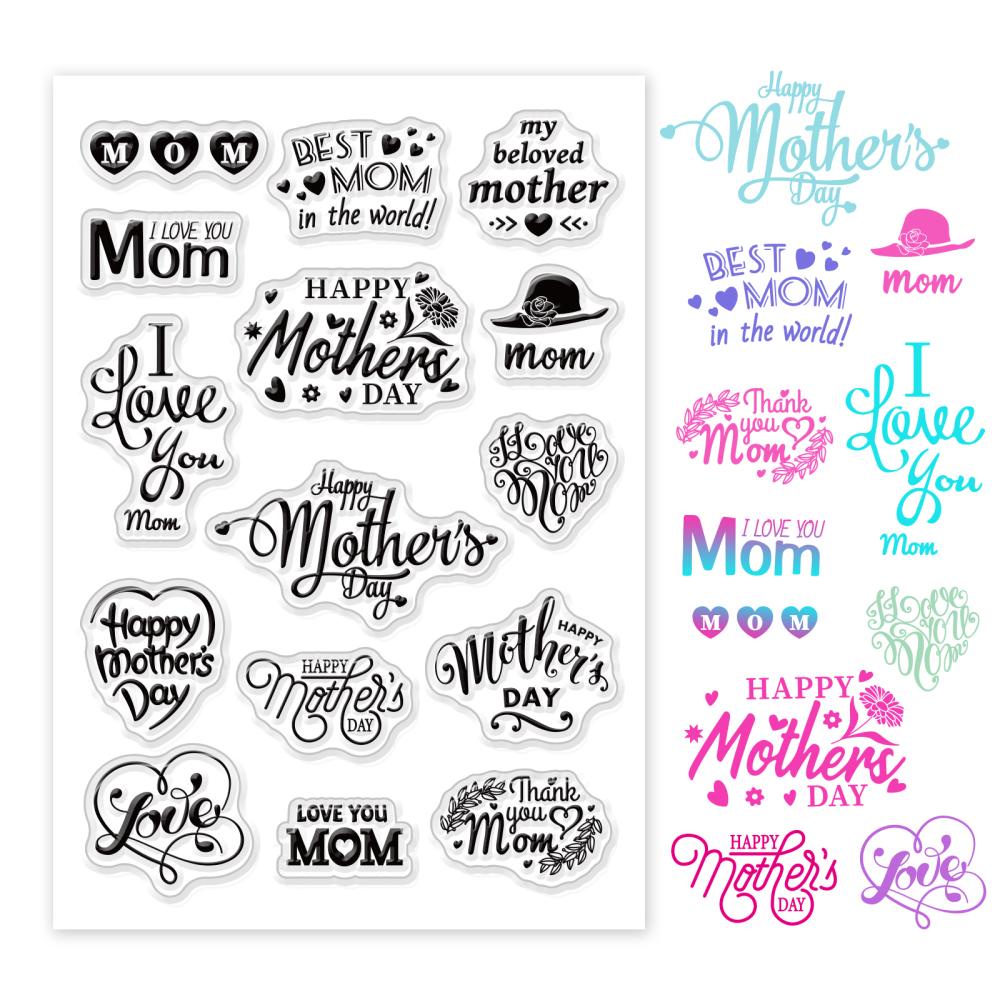 1 Tấm Tem Dán Trang Trí Album Ảnh Chủ Đề Ngày Của Mẹ 16x11x03cm Bằng Nhựa Pvc Shopee Việt Nam