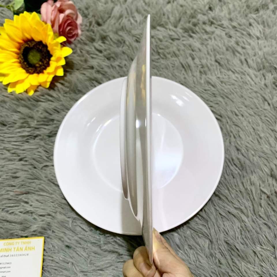 Đĩa cạn tròn màu trắng fataco DC77, DC88 | Shopee Việt Nam