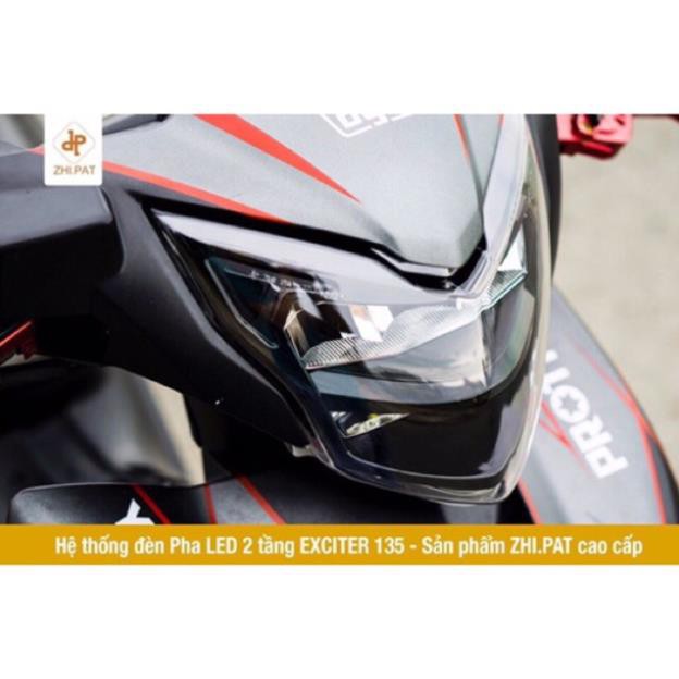 Đèn pha LED 2 tầng cho EX 135 từ 2011-2014 và Ex 150cc từ 2015-2018 ...