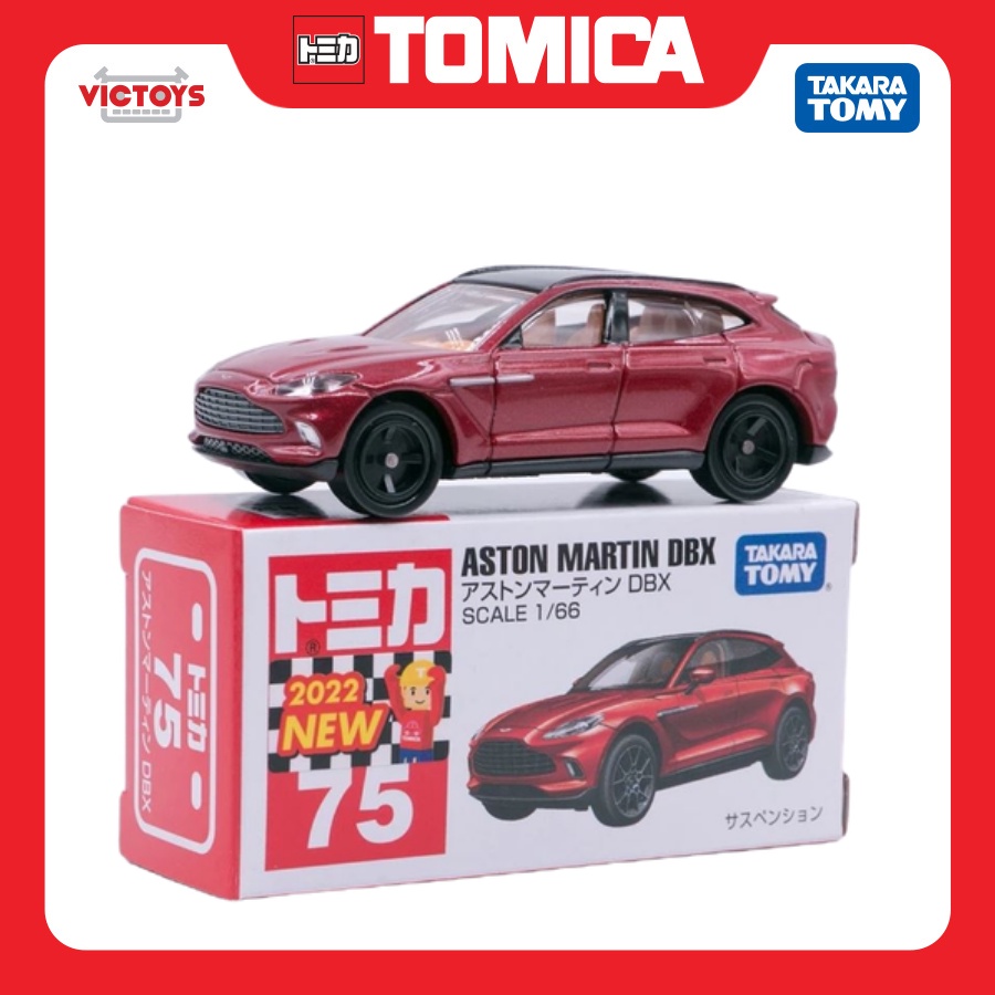 Xe mô hình Tomica No.75 Aston Martin DBX Red 174875 Fullbox Chính Hãng ...