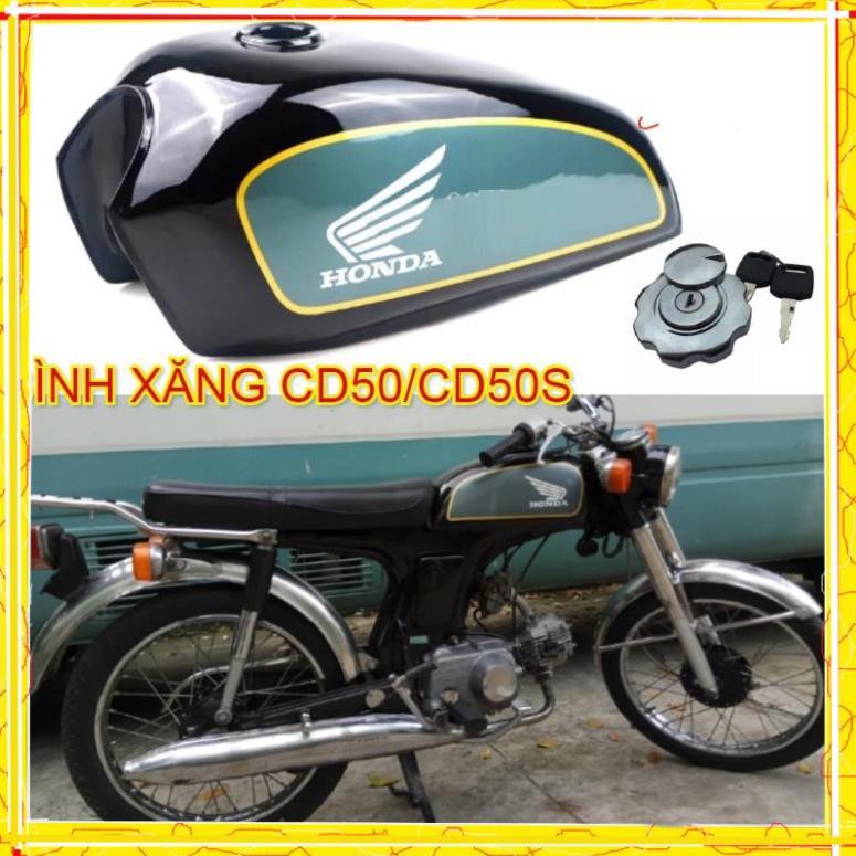 BÌNH XĂNG ĐỘ CD50 / CD50S 💎 Bình xăng cao cấp Sơn tĩnh điện kèm tem và ...