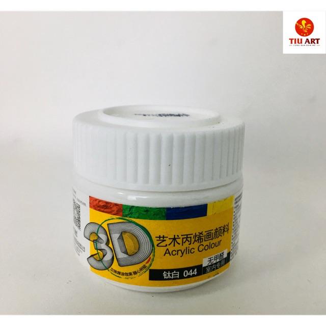 Màu 3D Acrylic Chinjoo 100ml [Full bảng màu] | Shopee Việt Nam