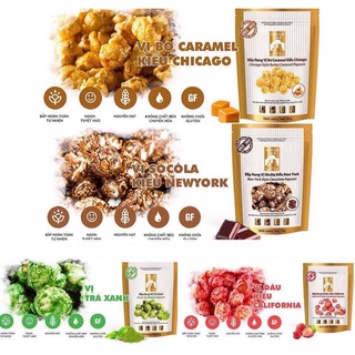 Bắp rang bơ Uncle Jax American Popcorn đủ loại caramel, phô mai ít calo ...