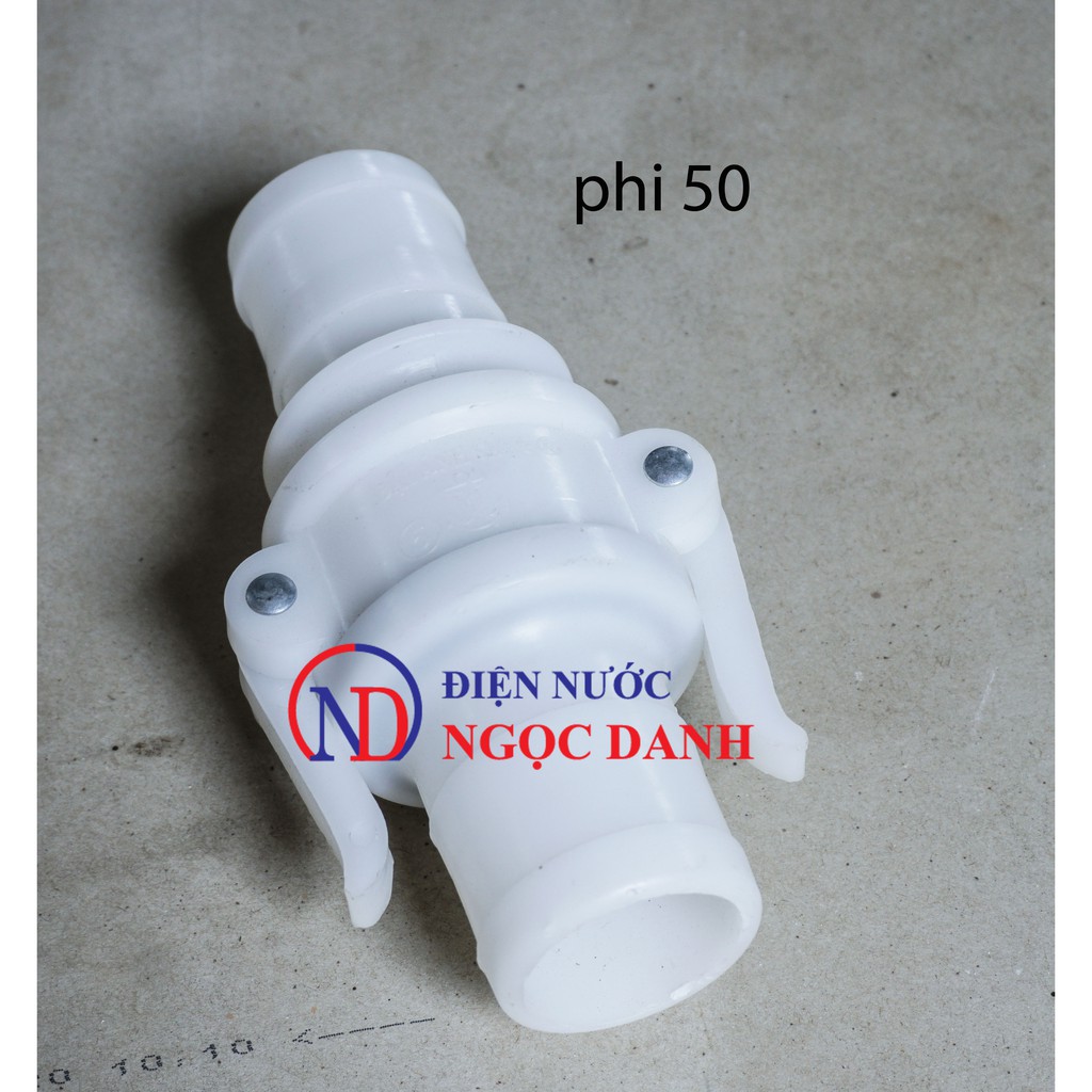 khớp nối nhanh nhựa phi 40, phi 50 phi 60 (cùm nhựa phi 40,50,60 ...
