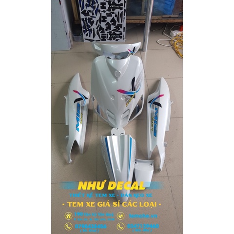 Tem rời MIO V xe trắng/ xanh dương - 01 | Shopee Việt Nam