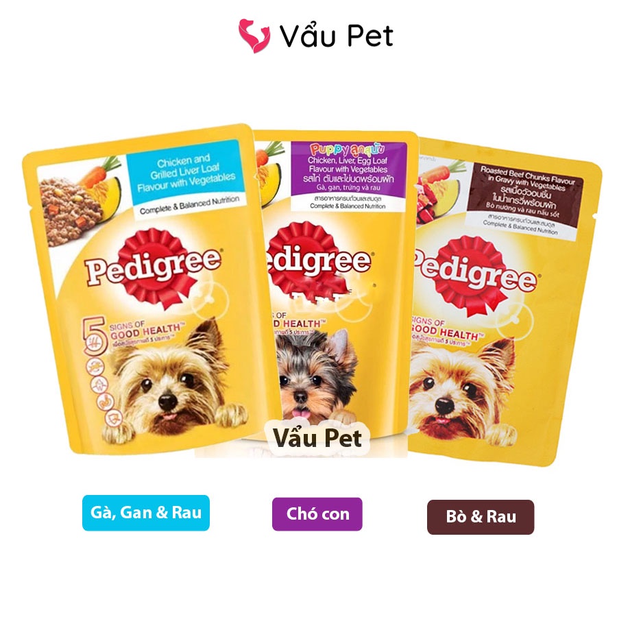 Pate Cho Chó Pedigree - Pate Chó Dạng Sốt Nhuyễn Vẩu Pet Shop | Shopee ...