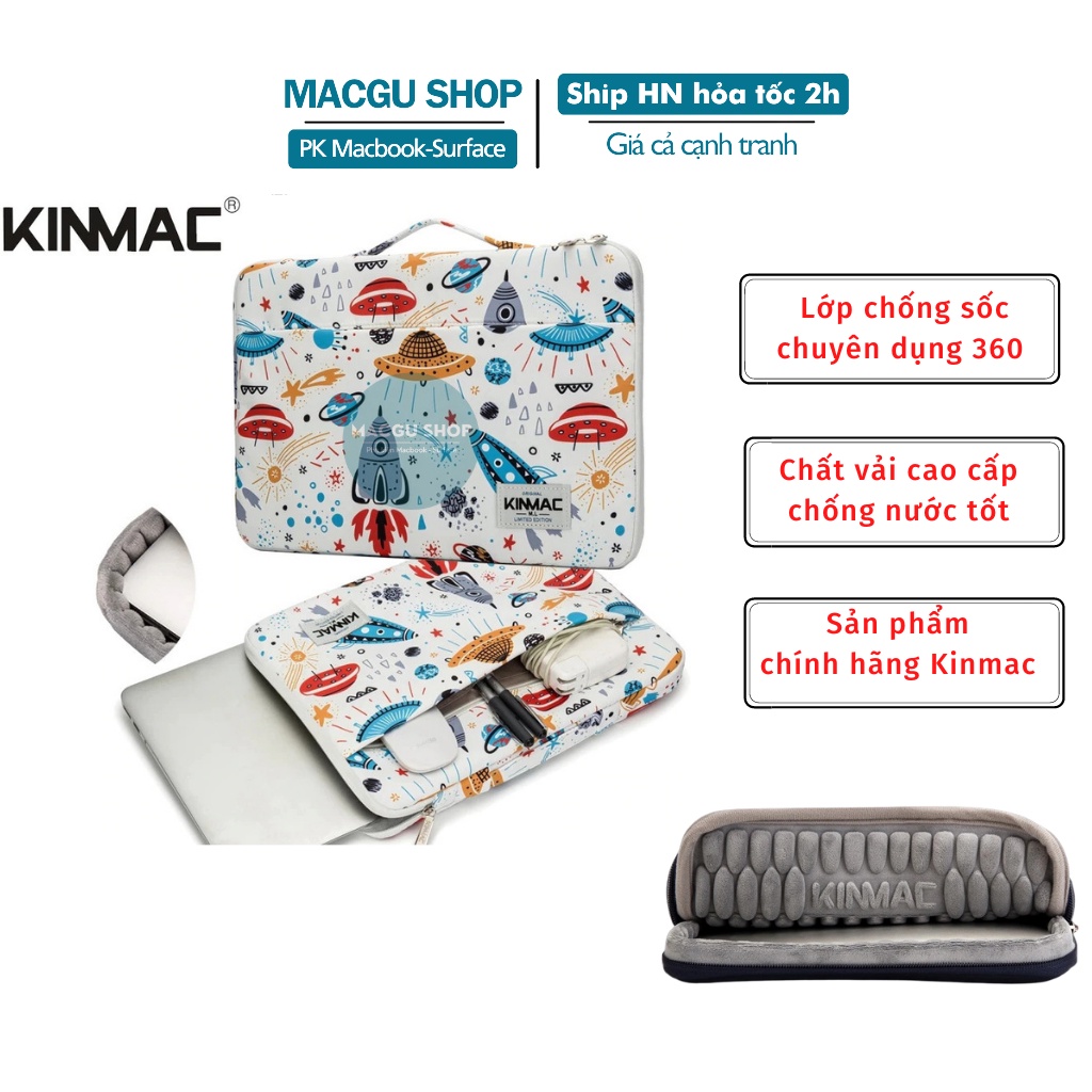 Túi đựng laptop 13 inch KINMAC dễ thương, chống sốc chuyên dụng, chống ...