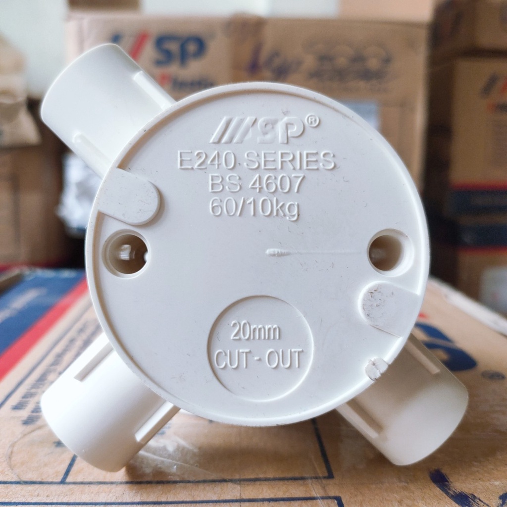 Hộp chia ngả 1, 2, 3, 4 đường D20 Sino (Không có nắp sẵn) E240/20/1, E240/20/2, E240/20/2A, E240 ...