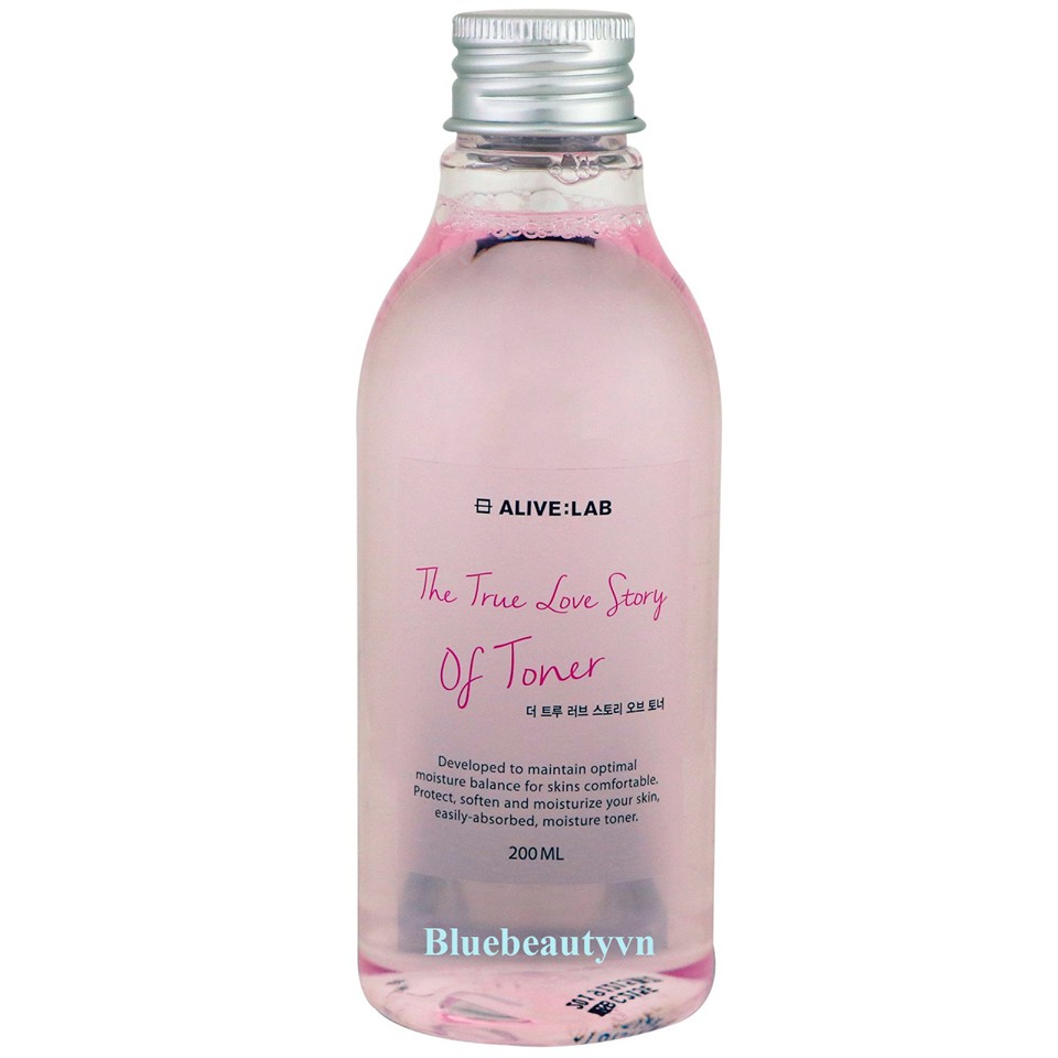 NƯỚC HOA HỒNG RAU MÁ THE TRUE LOVE STORY TONER ALIVE:LAB | Shopee Việt Nam