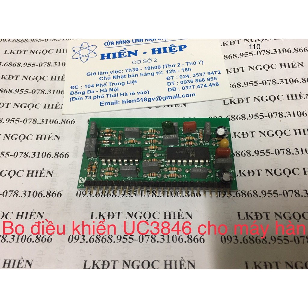 Bo điều khiển xung máy hàn IGBT dùng UC3846 và TL084 linh kiện chân cắm, Bo dao động | Shopee ...