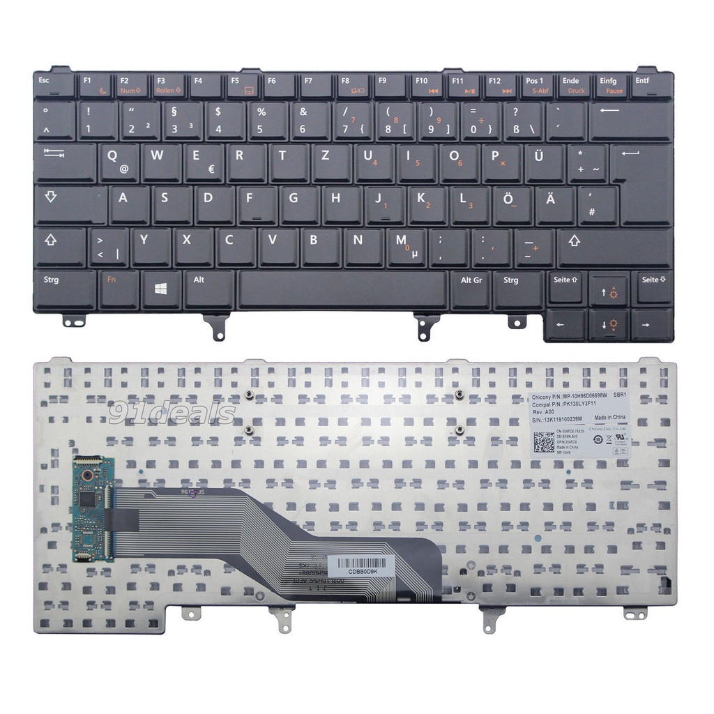 Bàn phím laptop dùng cho các mã Dell Latitude E6420 , Dell Latitude ...
