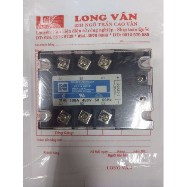 Role bán dẫn 3 pha Solid SSR-50A và 100A made in USA | Shopee Việt Nam