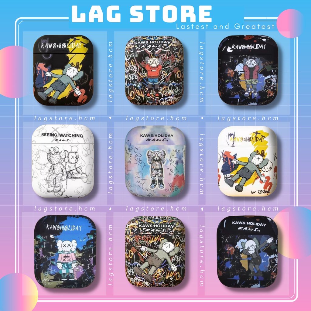 Case Airpods 2, Pro, 3 Ốp Tai Nghe Bluetooth Không Dây Kaws Holiday, Vỏ ...