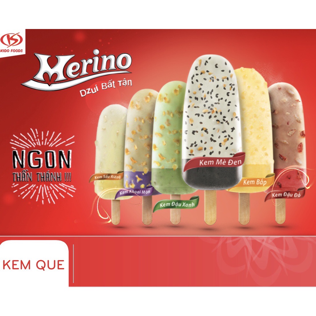 [GIAO HỎA TỐC] Kem que Merino X Plus Lõi Xốt - Cây 60g | Shopee Việt Nam